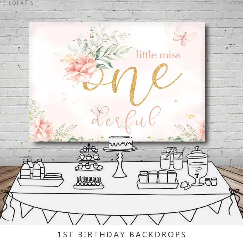 Unique 1st Birthday Backdrops for party