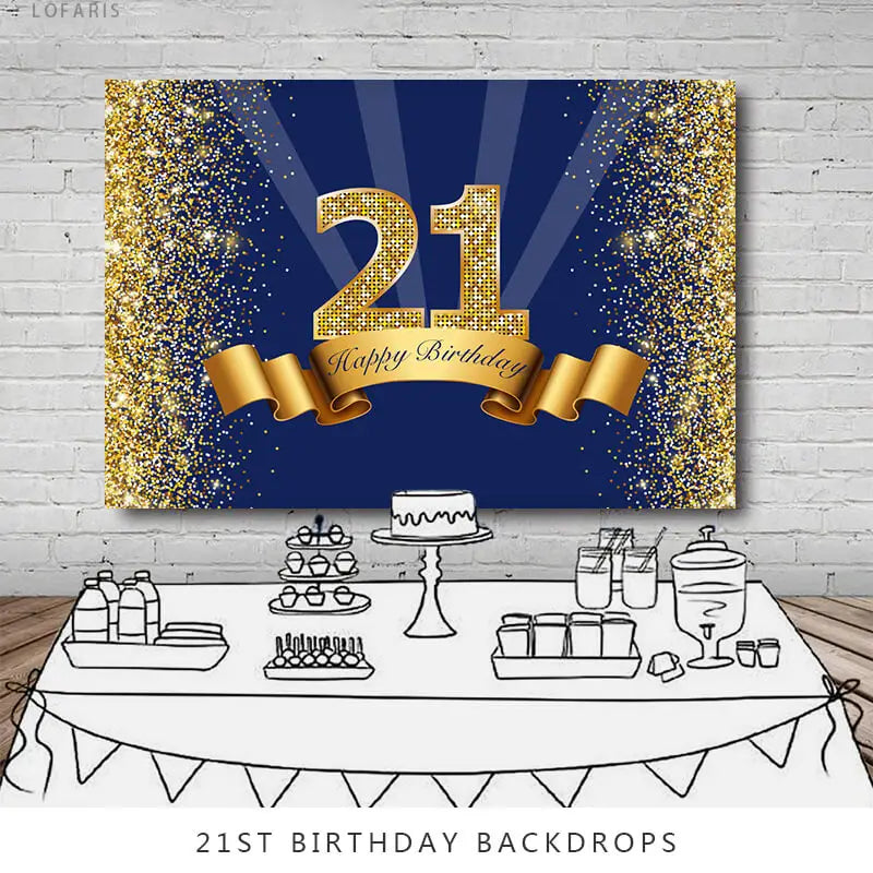 Perfect 21st Birthday Backdrops for Party