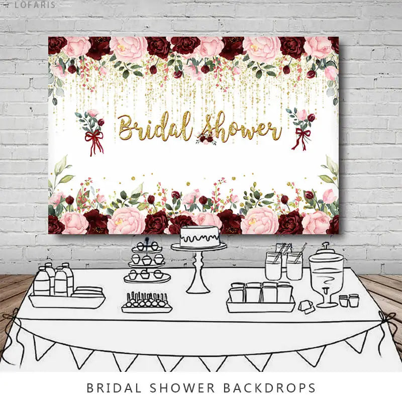 Bridal Shower Backdrops for photography