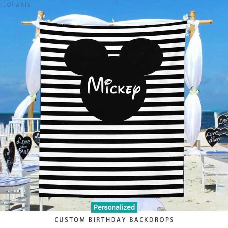 Personalized and Custom Birthday Backdrops