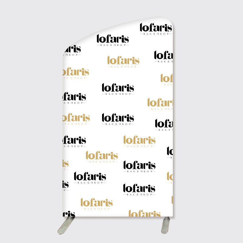 Custom Arch Backdrop Cover with Photo Text