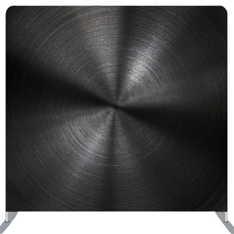 Elegant Black CD Texture Fabric Party Backdrop Cover - Lofaris
