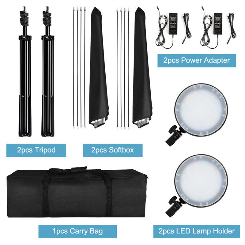 Photography Softbox Lighting Stand Kit For Photo Studio - Lofaris