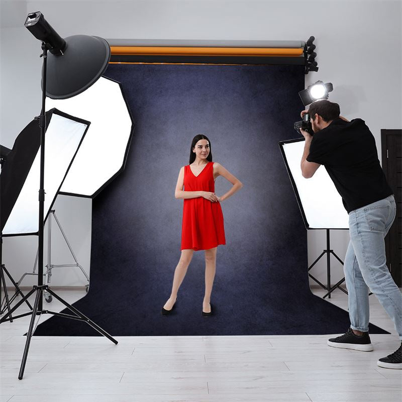 Retro Purple Blue Abstract Textured Photo Backdrop - Lofaris