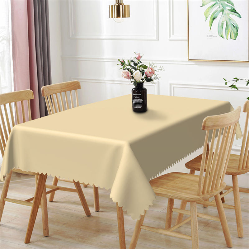 Solid Yellow Color Tablecloth For Banquet Party - Lofaris
