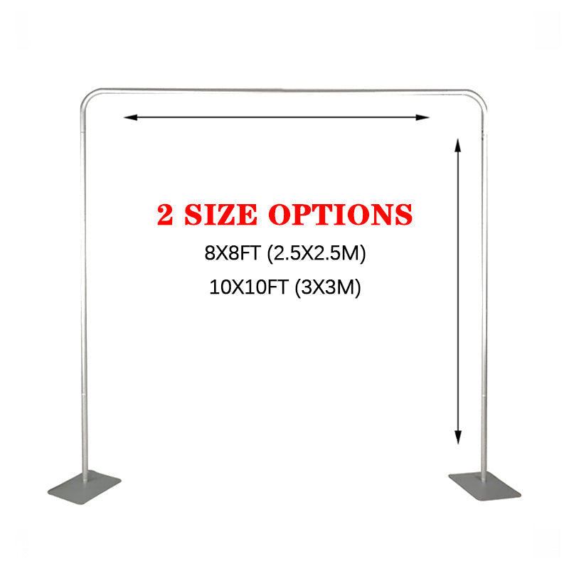 Sturdy Portable Square Backdrop Stand for Party Decor - Lofaris