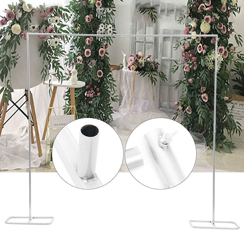 6.5X6.8FT Metal Square Backdrop Stand Wedding Arch - Lofaris