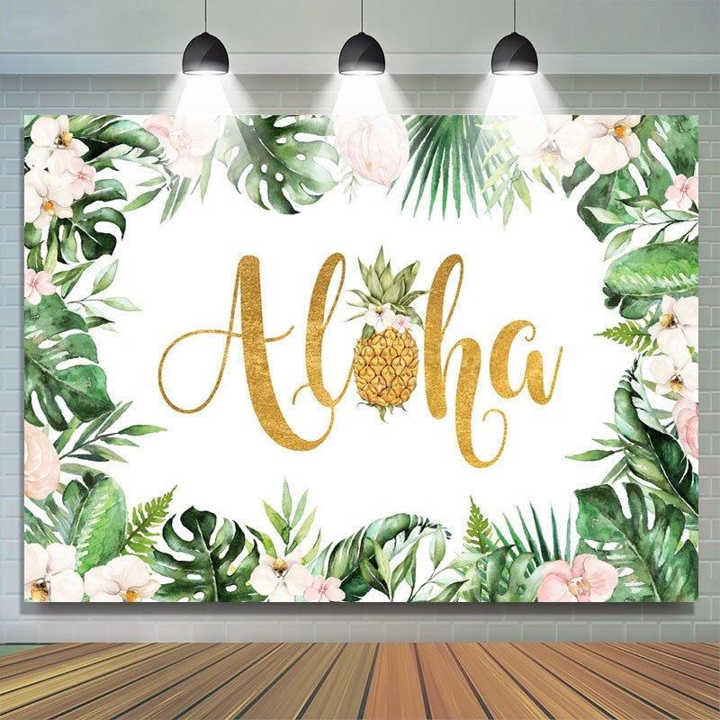 Aloha Luau Party Decoration backdrop Summer Theme – Lofaris