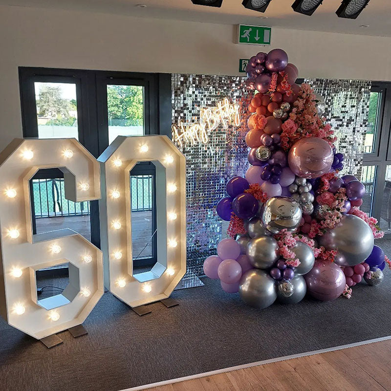 Lofaris Birthday Shimmer Wall Panels Backdrop Party Decorations