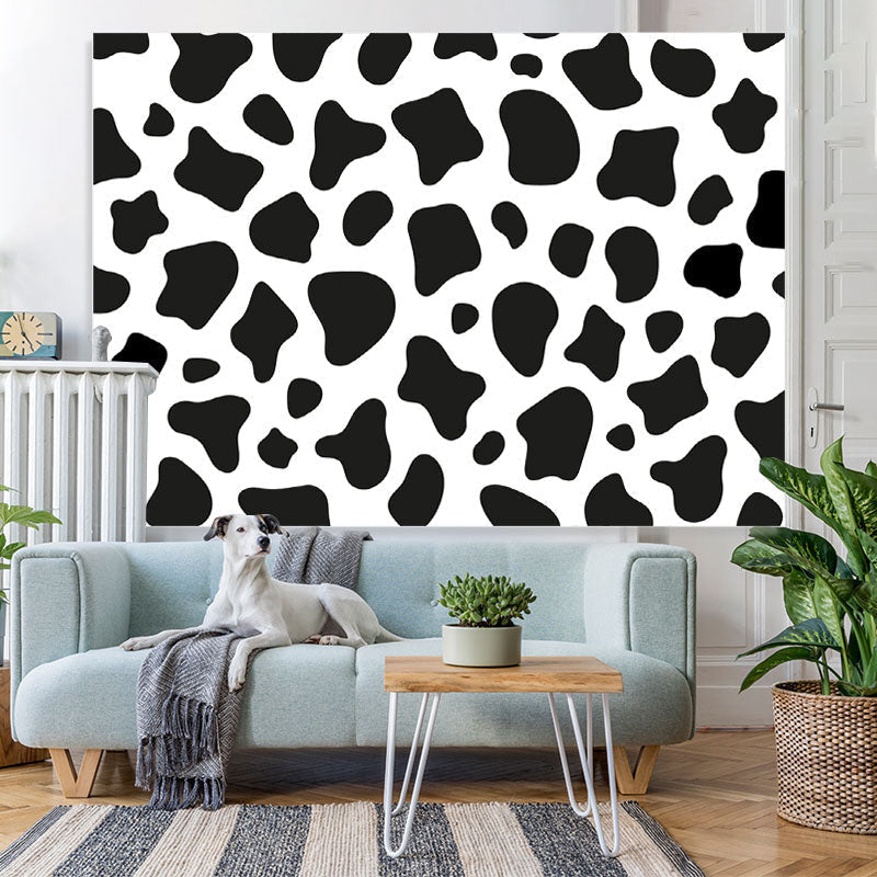 Black and White Cow Backdrop for Kids Birthday Party – Lofaris