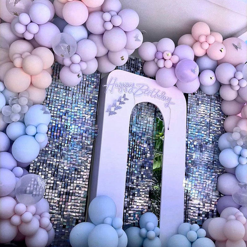 Lofaris Cute Photo Booth Sequin Backdrop For Wedding Bridal Shower