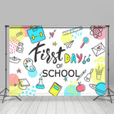 First Day of School Classroom Kids Photoshoot Backdrop – Lofaris