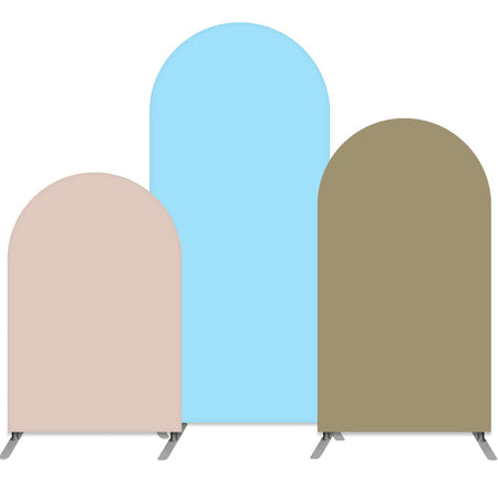 Solid Color Chiara Arch Wall Backdrop Kit - Lofaris