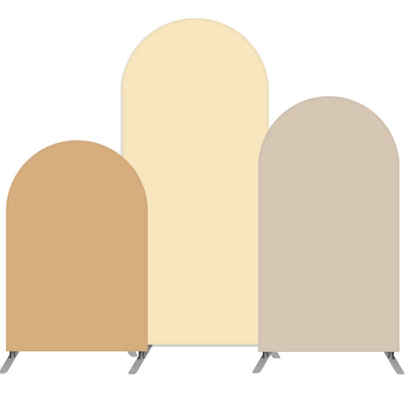 Solid Color Chiara Arch Wall Backdrop Kit - Lofaris