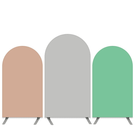 Solid Color Chiara Arch Wall Backdrop Kit - Lofaris