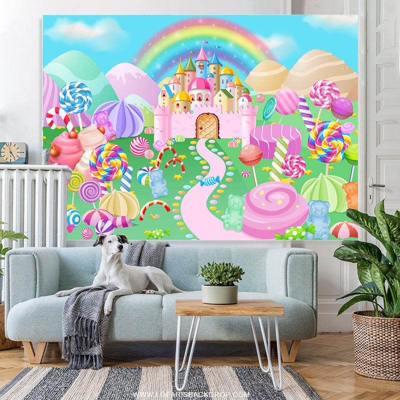 Candyland Castle Wallpaper