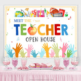 Meet The Teacher Open House Back To School Backdrop – Lofaris