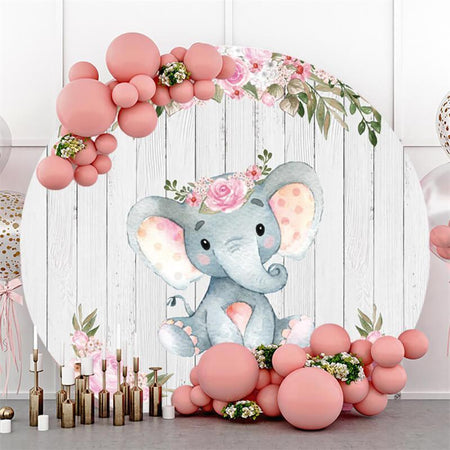 Affordable Round Baby Shower Backdrops – Lofaris