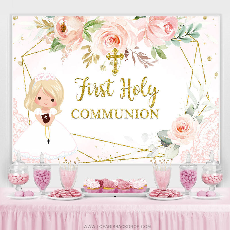 First Communion Backdrop