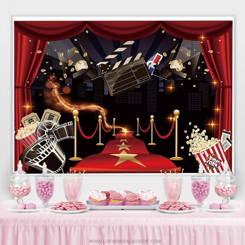 Premiere Marquee Red Carpet Celebrity Party Backdrop – Lofaris