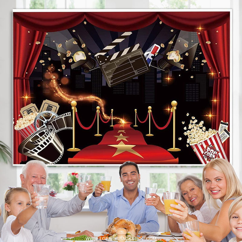 Premiere Marquee Red Carpet Celebrity Party Backdrop – Lofaris
