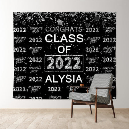 Custom Graduation Backdrop for High School & College - Lofaris