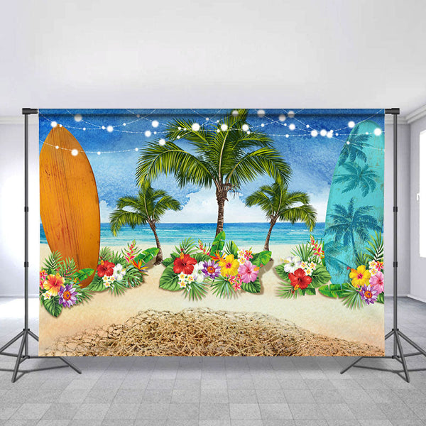 Summer Beach Ocean Photo backdrops Photo Booth Prop – Lofaris